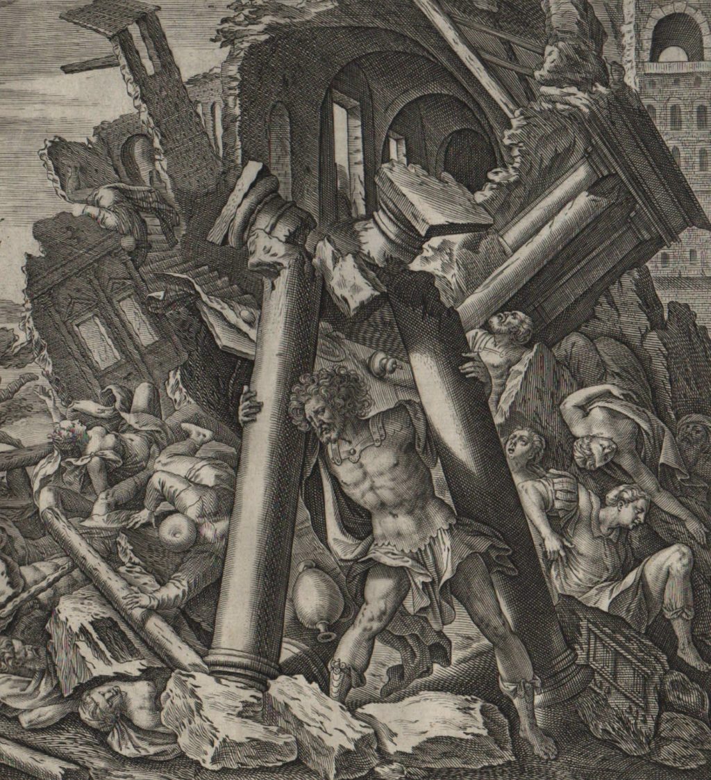 Story of Samson – 1643 – Set of 7 plates - Historic Bibles & Engravings