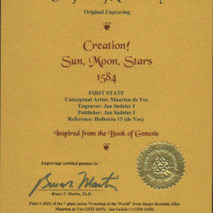 Creation! Sun, Moon, Stars – 1584 - Historic Bibles & Engravings